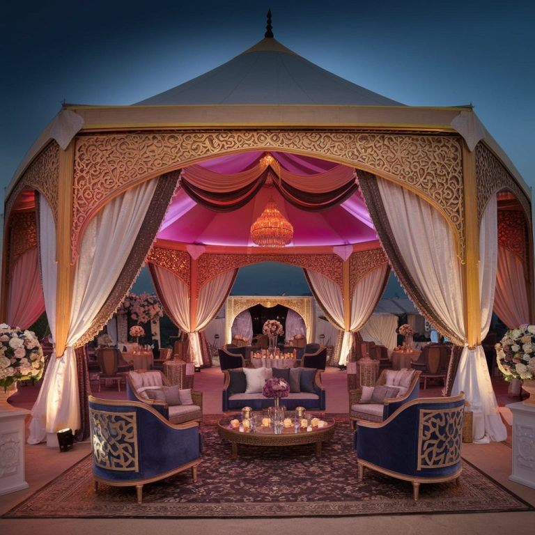 Arabian Tents in Weddings and Celebrations - Sangeeta International
